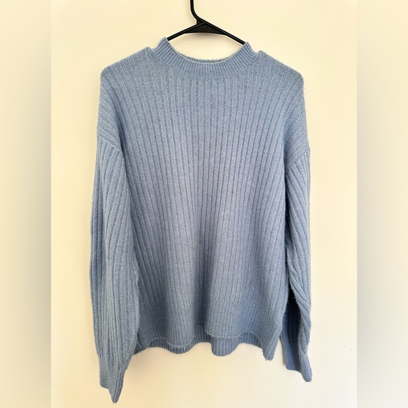 H&M | Sweaters | Icey Blue Warm Sweater | Poshmark